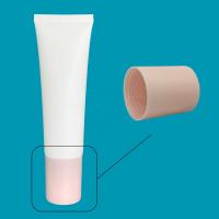 China 30ml Plastic Cosmetic Squeeze Tube with Clear Window and Brush Applicator - 13-60mm Diameter Range for OEM Packaging for sale