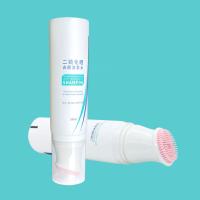 China 35mm Diameter Plastic Squeeze Tube with Silicone Brush Head - 30-100ml Capacity Custom Cosmetic Packaging for sale