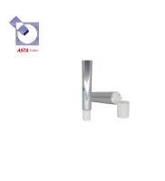 China Custom 25mm Aluminum Plastic Cosmetic Tube with Double Screw Cap for Eye Cream Packaging - OEM/ODM Available for sale