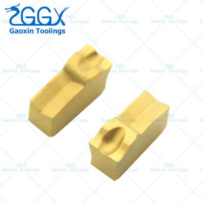 China CVD Coating Parting And Grooving Inserts Golden For CNC Machine Cutting Off for sale