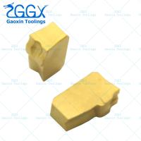 China CVD Coating Parting And Grooving Inserts Golden For CNC Machine Cutting Off for sale