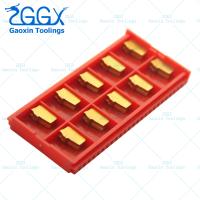 China CVD Coating Parting And Grooving Inserts Golden For CNC Machine Cutting Off for sale