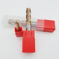 China Carbide 4 Flute Square Solid End Mill CNC Milling Cutter For Metal 10mm for sale
