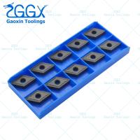 China 10PCS CNC Turning PVD Coated Inserts Black TiAlN Coating DNMG150408-GM for sale