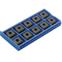 China Black CNC Blade Square Carbide Inserts For Steel Finishing CNMG120404-FV for sale