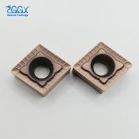 China CNMT120608-GM Tungsten Carbide Inserts Steel Turning for sale