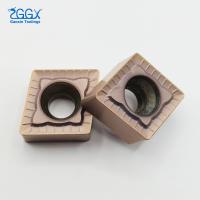 China CNMT120608-GM Tungsten Carbide Inserts Steel Turning for sale