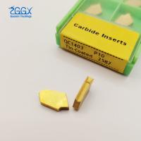China Parting And Grooving Carbide Cut Off Inserts Multilayer Coated GQD404-GE for sale