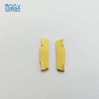 China MGMN300 PVD Coated Parting And Grooving Inserts For Metal Cutting Off for sale