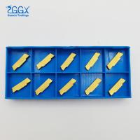China MGMN300 PVD Coated Parting And Grooving Inserts For Metal Cutting Off for sale