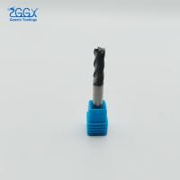 China Solid Carbide 4 Flute Flat End Mill Cutter For Aluminum for sale