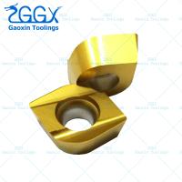 China Golden CNC Carbide Cutting PVD Coated Inserts For Lathe GPMW120560-R for sale