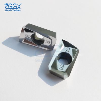 China Silver Carbide TiAlN Shoulder Milling Inserts for Aluminum Cutting Tools for sale