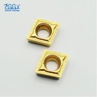 China Tungsten Carbide CVD Coated Inserts CCMT060204 For Lathe Turning Tool for sale