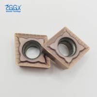 China Bronze CCMT120408 Cemented Carbide Inserts CNC Lathe Turning for sale