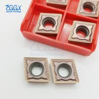 China Bronze CCMT120408 Cemented Carbide Inserts CNC Lathe Turning for sale