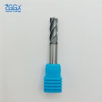 China CNC Tungsten Carbide Four Flute Solid End Mill Cutter 55 65 HRC for sale