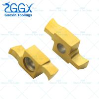 China Yellow Parting And Grooving Inserts Metal Turning CNC Tools Insert for sale