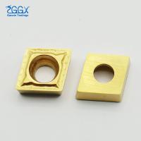 China CVD Coating Tungsten Carbide Inserts Lathe Turning CCMT060204 for sale