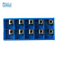 China Square CNC Milling Tungsten Carbide Inserts Metal Cutting PVD Coated Black for sale