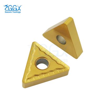China TNMM220412 Series Cemented Carbide Inserts CNC Lathe Turning Insert Golden Caoting for sale