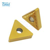 China TNMM220412 Series Cemented Carbide Inserts CNC Lathe Turning Insert Golden Caoting for sale