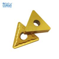 China TNMM220412 Series Cemented Carbide Inserts CNC Lathe Turning Insert Golden Caoting for sale