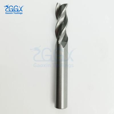 China High Precision Solid End Mill 3 Flute Flat Square For Stainless Steel 8X8 for sale