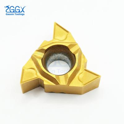 China Golden Cemented Carbide Threading Inserts Lathe Cutting 22.01NL-5.00GM for sale