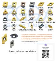 China DCMT32.51 CNC Internal Turning CVD Coated Inserts For Metal DCMT11T304GM for sale