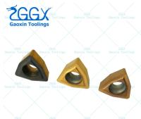 China WCMX Golden CNC Tungsten Carbide Lathe Inserts WCMX040208 CVD PVD Coating for sale