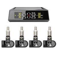 China Solar Aftermarket TPMS System Car 4PCS Tire Pressure Monitoring System Automatic Matching for sale