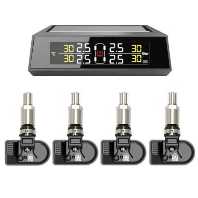 China Solar Aftermarket TPMS System Car 4PCS Tire Pressure Monitoring System Automatic Matching for sale