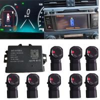 China Plug And Play Original Dashbard Front Rear Parking Sensors System For Toyota Prado LC150 LC250 for sale