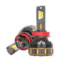 China 100W 7400 Lumens Car LED Headlight Bulb with App And Remote Control for sale