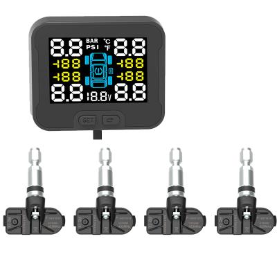 China Universal Solar Car Tire Pressure Monitoring System Real Time Tyre Monitoring System for sale