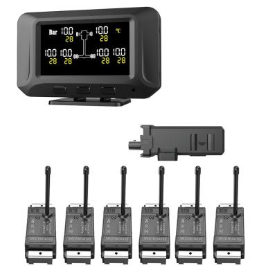 China IP67 Commercial Vehicle Tire Pressure Monitoring System For 6 Tires Truck Trailer for sale