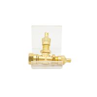 China 12V1 Three Links Tee Joint T-Joint Brass Tyre Valve for Truck Adapter Valve with Cap for TPMS for sale