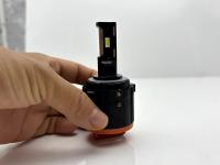 China Waterproof Automotive Led Headlights 50W Tri Copper Tube High Power Brighter Than Halogen for sale