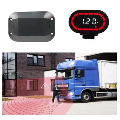 China Truck Commercial Vehicle And Forklift 77Ghz Blind Spot Detection Microwave Radar Front Forward Collision Warning Sensor System for sale