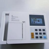 China Portable Digital Touch Screen 6 Channel 12 Lead Electrocardiograph ECG Machine 2kg for sale