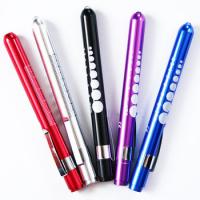 China Aluminum Alloy Medical Pen Light 250 Lumens 2800K Warm Yellow LED Nurse Pen Torch for sale
