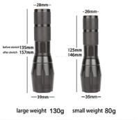 China Aluminum Alloy Medical Pen Light 3W LED Flashlight 250 Lumens AAA Battery Powered for sale