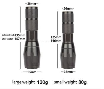 China Aluminum Alloy Medical Pen Light 3W LED Flashlight 250 Lumens AAA Battery Powered for sale