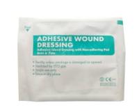 China Non Sterile Gauze Adhesive Wound Dressing Non Woven 6x7 cm CE Certified for sale