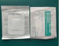China Non Sterile Gauze Adhesive Wound Dressing Non Woven 6x7 cm CE Certified for sale