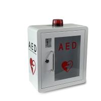 China Defibrillator Metal Storage AED Cabinet Wall Mounted for sale