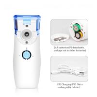 China Portable Handheld Mesh Nebulizer Mini Ultrasonic Steam Inhaler 2-3μm Mist 25dB Quiet for sale
