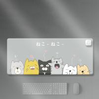China Custom Heating Mouse Pad PU Leather 3 Temperature Settings 4H Auto Off Waterproof CE for sale