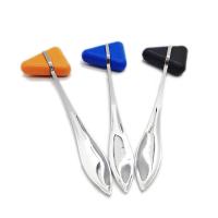 China 18.5cm Triangle Neurological Reflex Percussion Hammer Stainless Steel Rubber 90g for sale